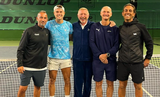 Tennis. ATP - Après Patrick Mouratoglou, Holger Rune essaie avec Boris Becker - TennisActu